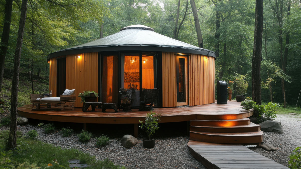 Raus aus dem Alltag: Wie du heutzutage in einer Jurte wohnen kannst